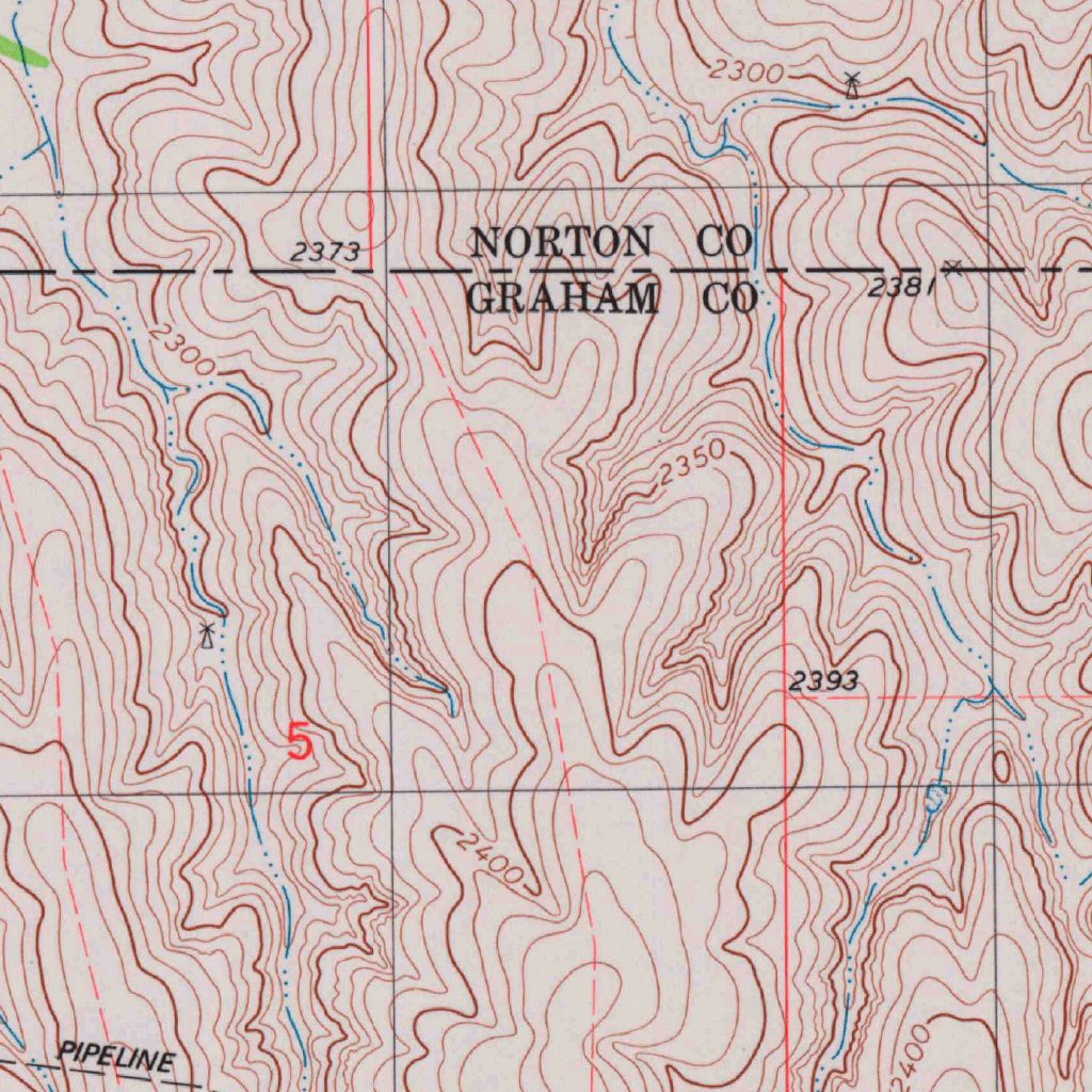 Lenora East, KS (1978, 24000-Scale) Map by United States Geological ...