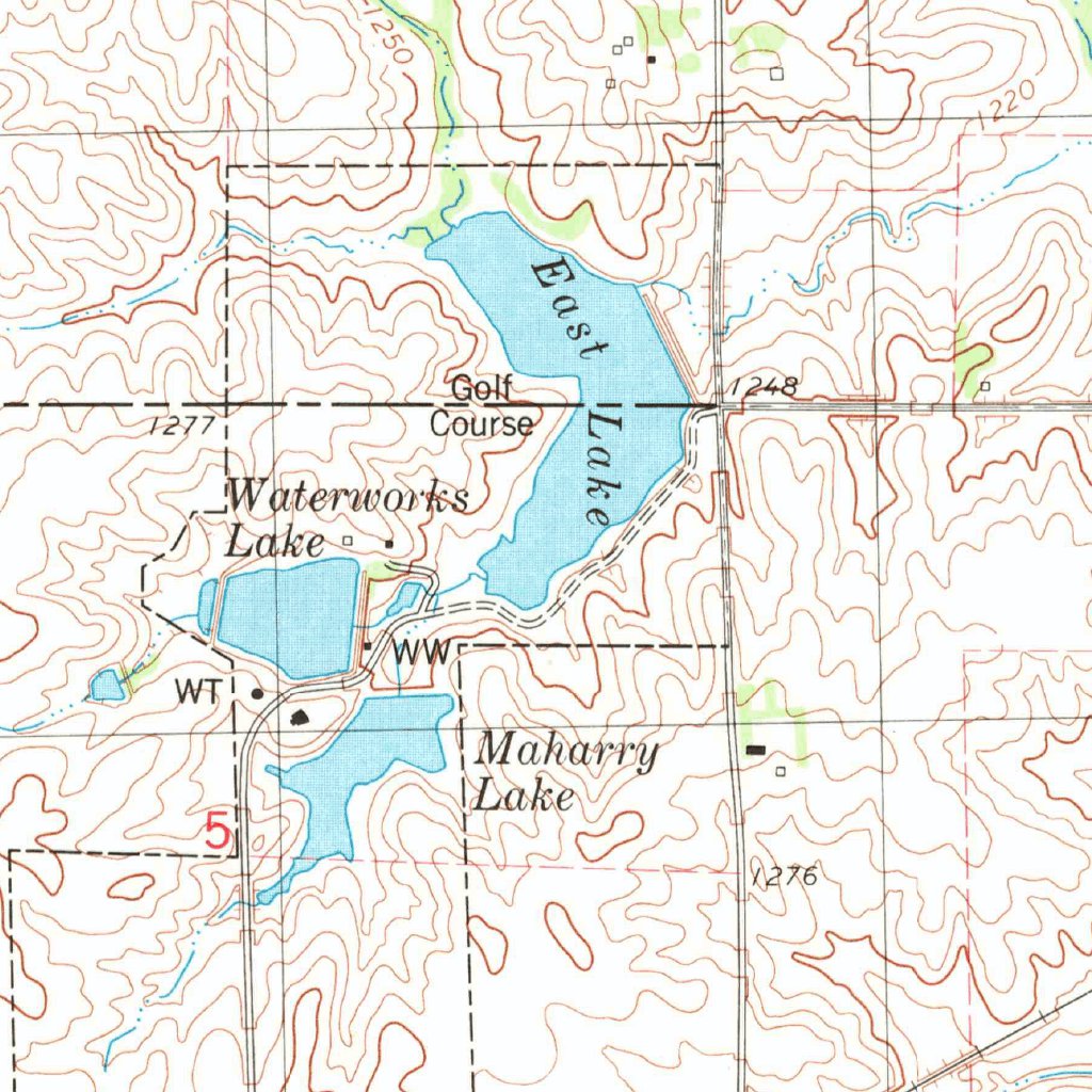 Lenox, IA (1980, 24000-Scale) Map by United States Geological Survey ...
