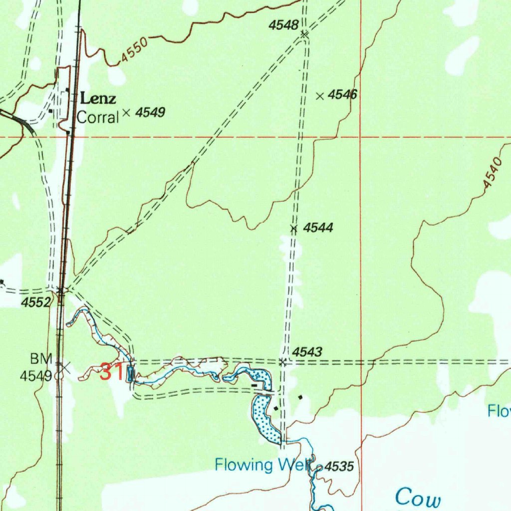 Lenz, OR (1999, 24000-Scale) Map by United States Geological Survey ...