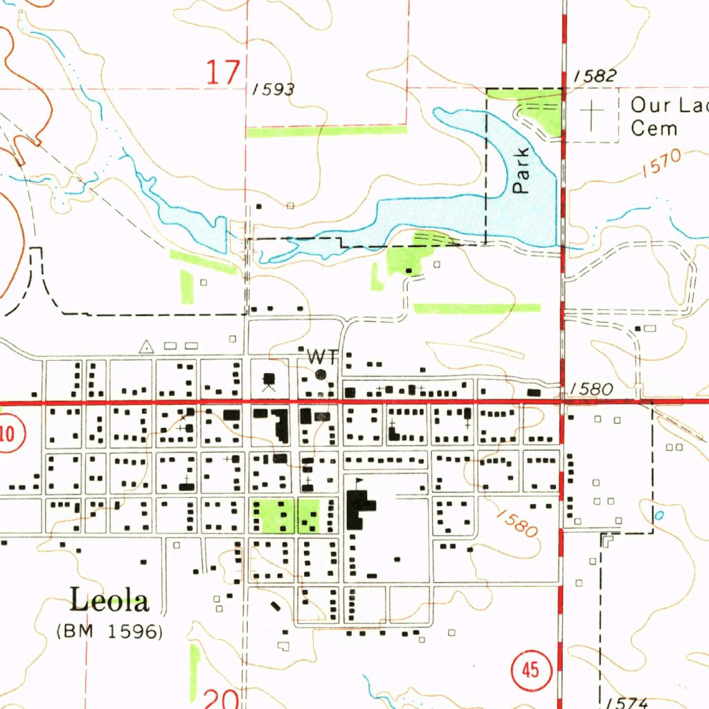 Leola, SD (1970, 24000-Scale) Map by United States Geological Survey ...