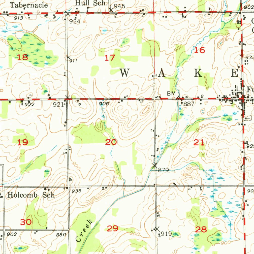 Leonidas, MI (1947, 62500-Scale) Map by United States Geological Survey ...