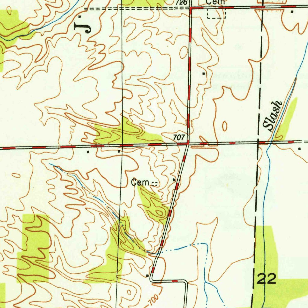 Lewis Creek, IN (1948, 24000-Scale) Map by United States Geological ...