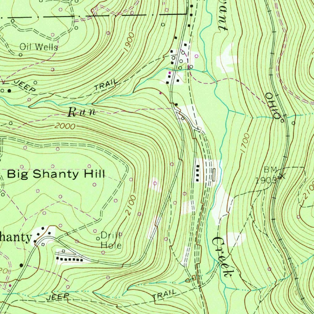 Lewis Run, PA (1969, 24000-Scale) Map by United States Geological ...