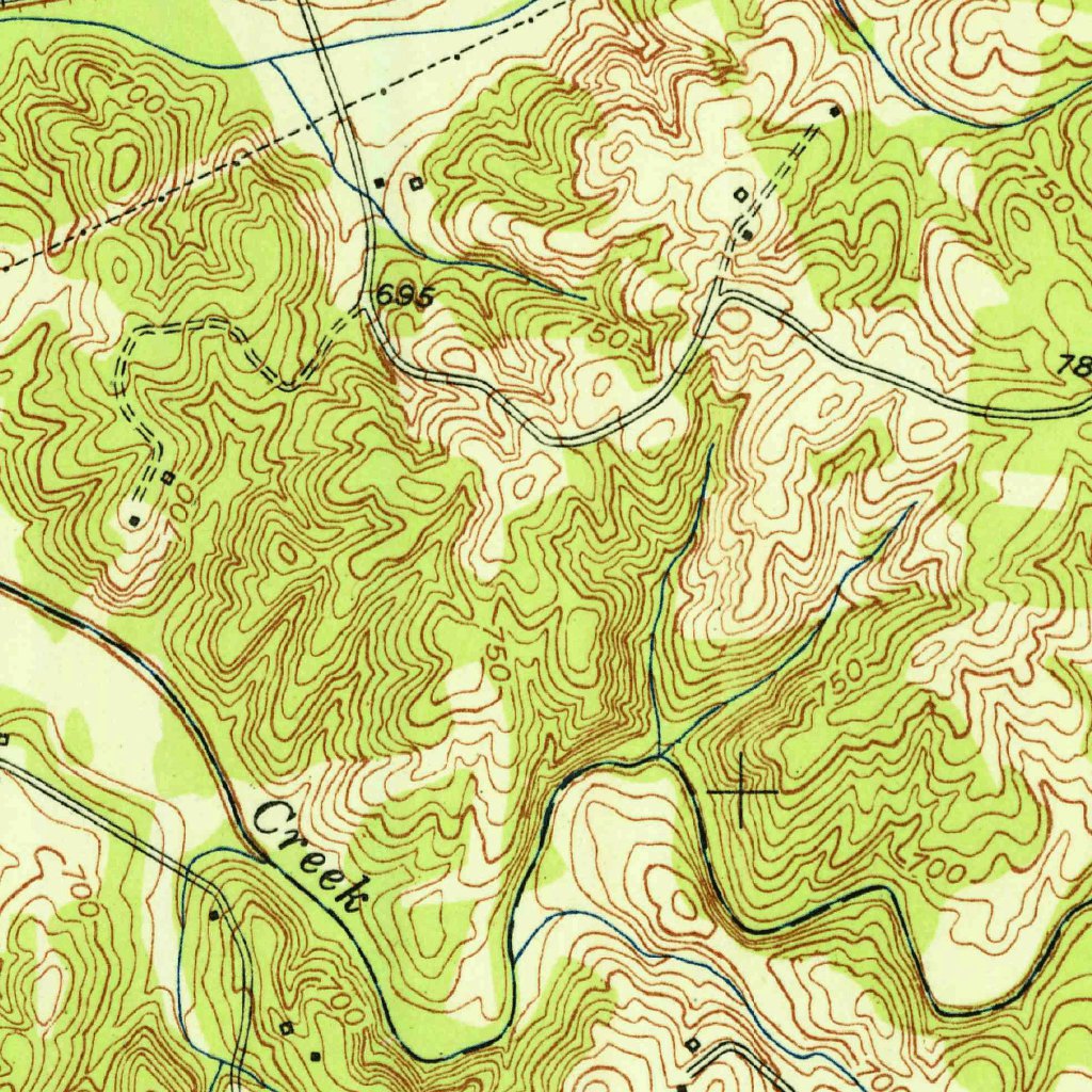 Lexington East, NC (1951, 24000-Scale) Map by United States Geological ...