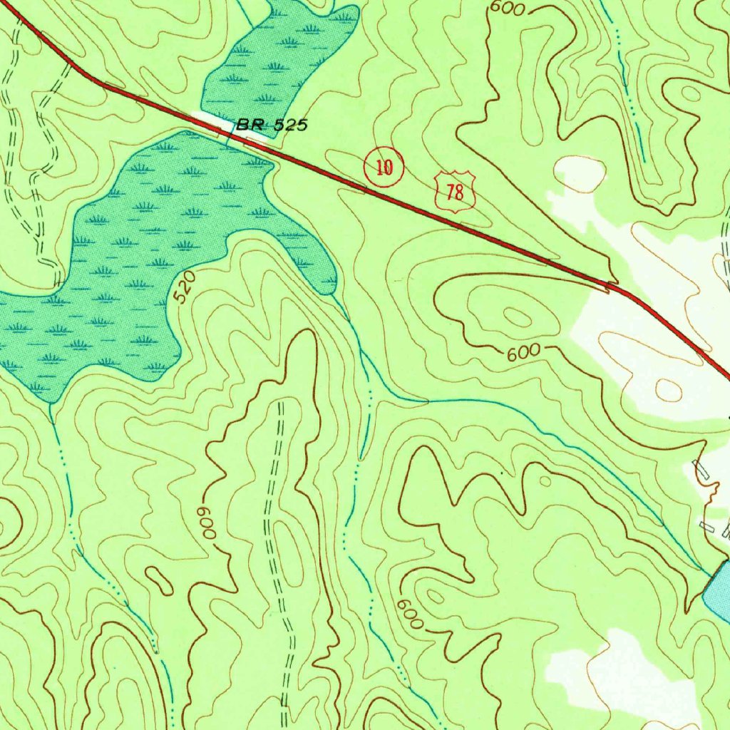 Lexington, GA (1971, 24000-Scale) Map by United States Geological ...