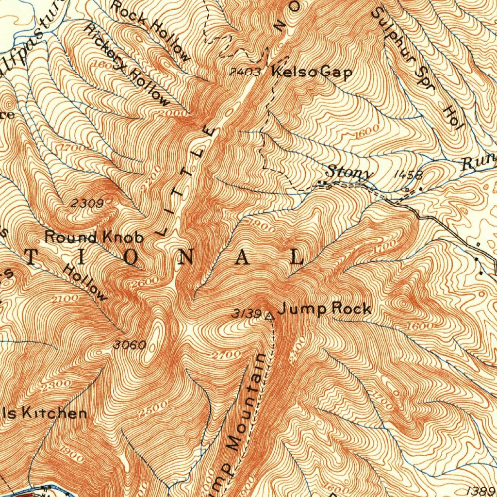 Lexington, VA (1951, 62500-Scale) Map by United States Geological ...