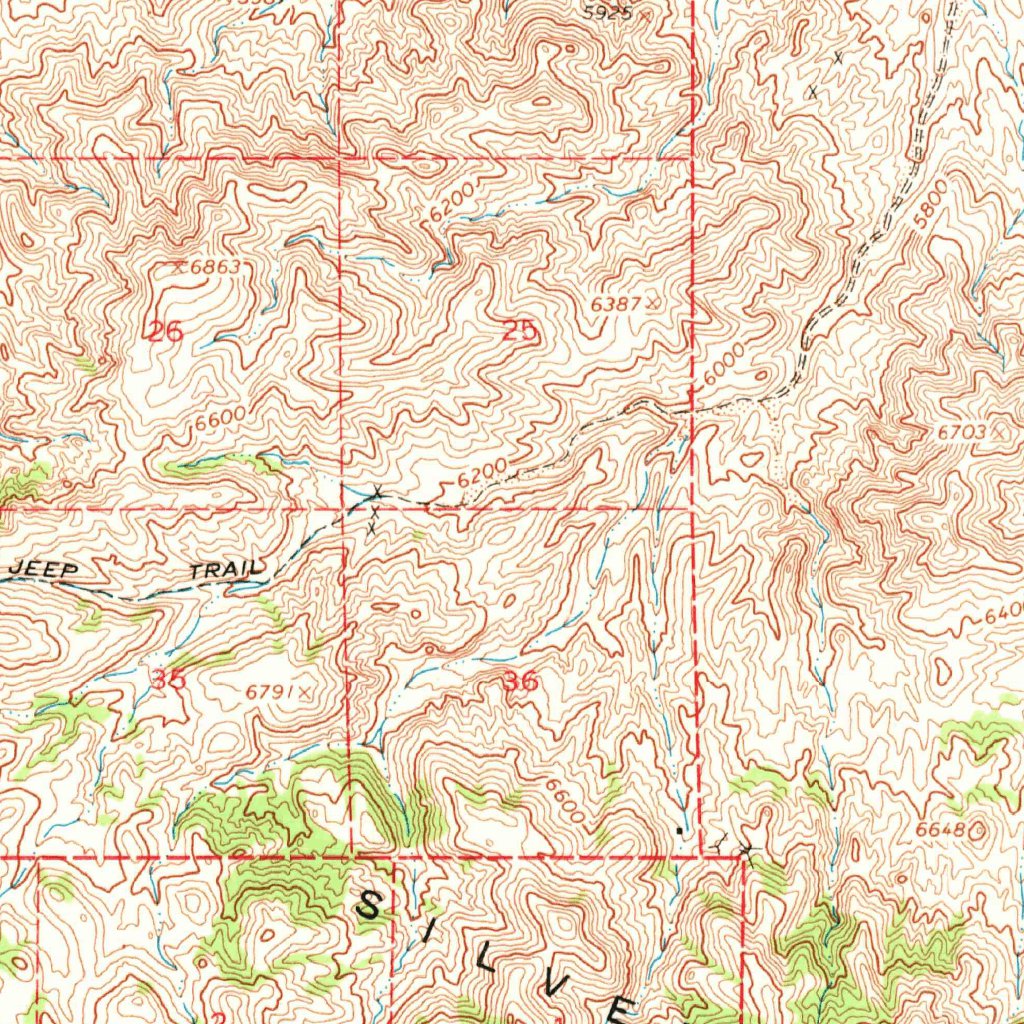 Lida Wash, NV (1963, 62500-Scale) Map by United States Geological ...
