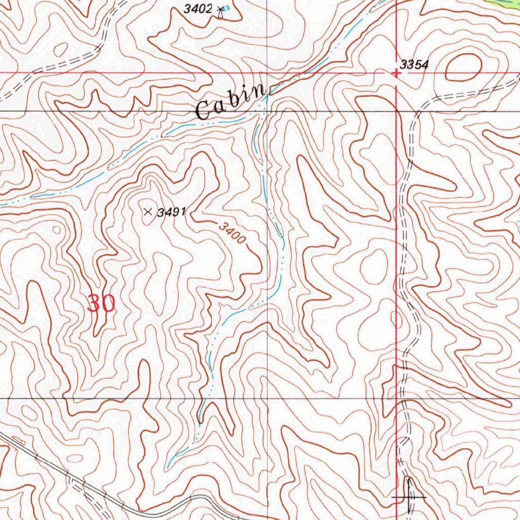 Lightning Butte, MT (1982, 24000-Scale) Map by United States Geological ...
