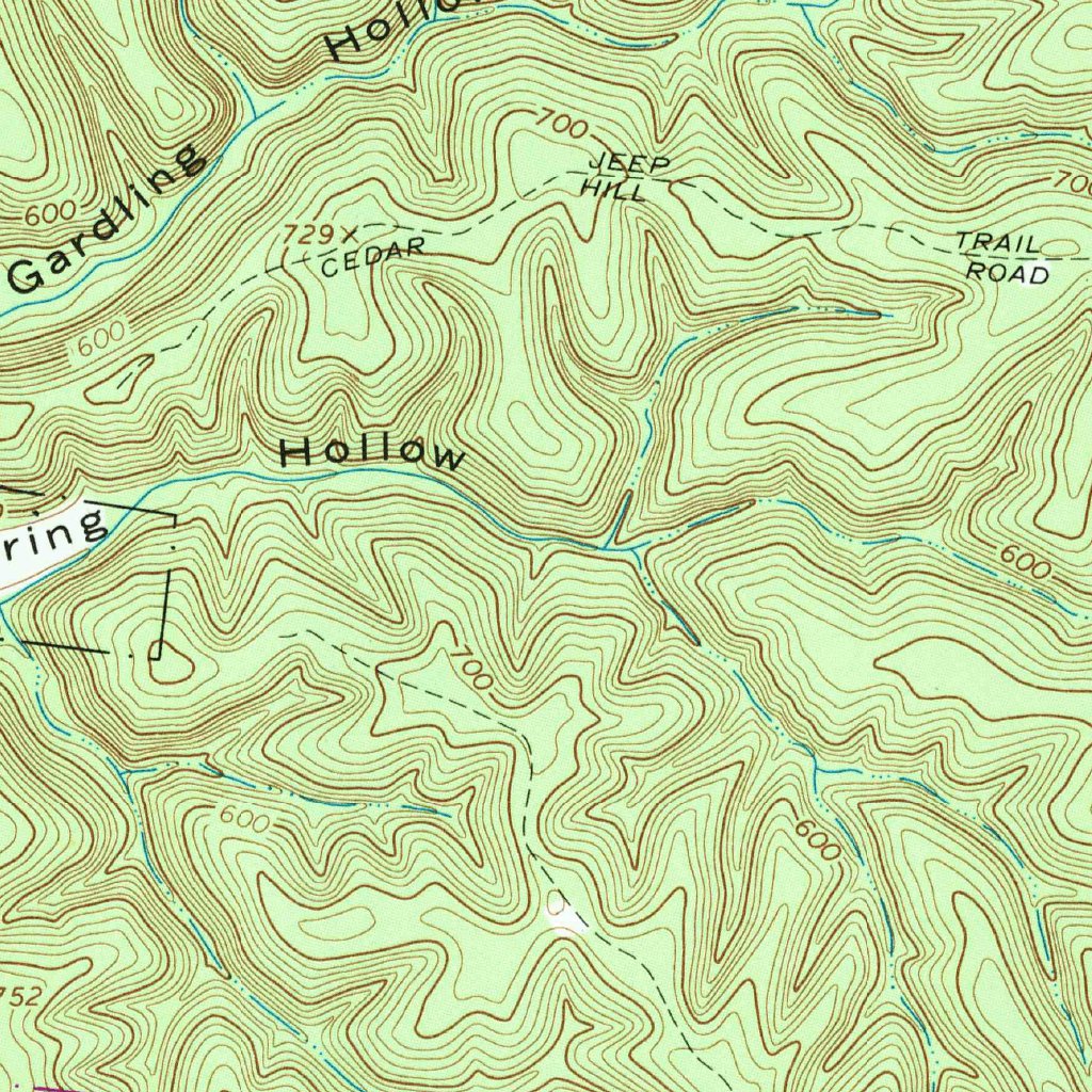 Lillamay, TN (1966, 24000-Scale) Map by United States Geological Survey ...