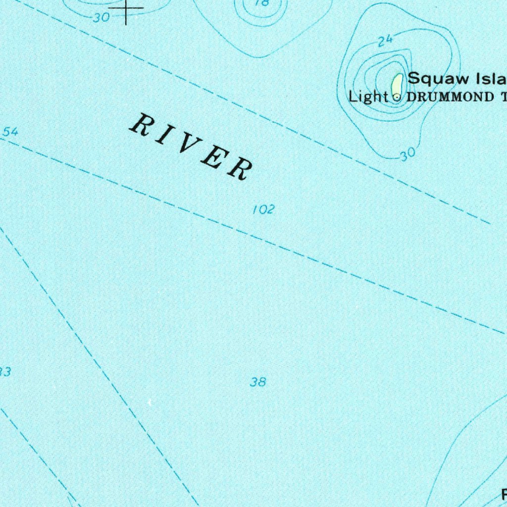 Lime Island, MI (1964, 24000-Scale) Map by United States Geological ...