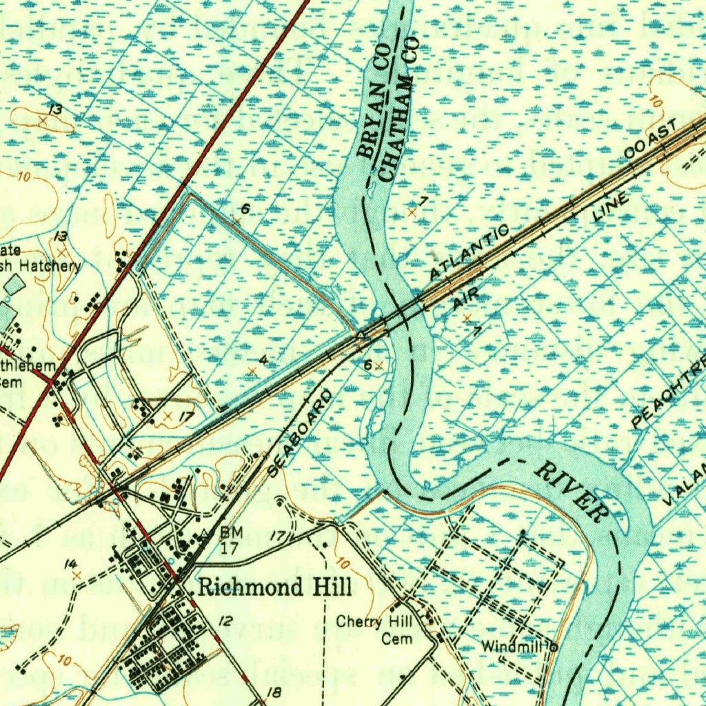 Limerick, GA (1950, 62500-Scale) Map by United States Geological Survey ...