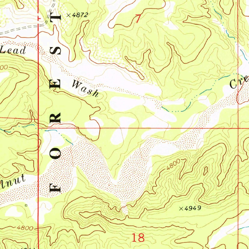 Limestone Peak, AZ (1979, 24000-Scale) Map by United States Geological ...