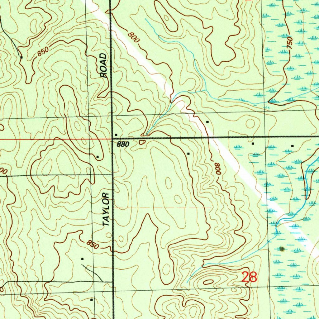 Lincoln, MI (1989, 24000-Scale) Map by United States Geological Survey ...