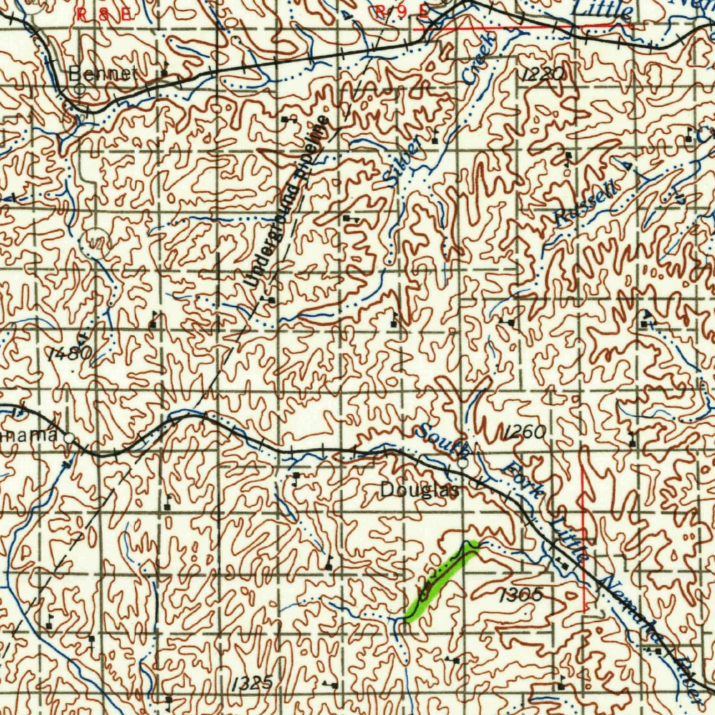 Lincoln, NE-KS (1958, 250000-Scale) Map by United States Geological ...