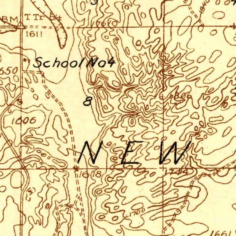 Lincoln Valley, ND (1927, 48000-Scale) Map by United States Geological ...