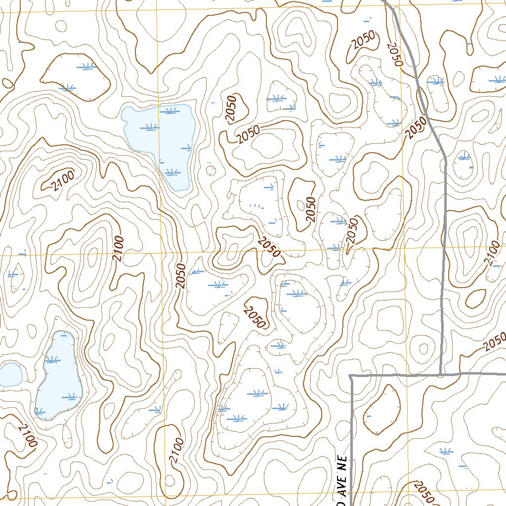 Lincoln Valley NW, ND (2020, 24000-Scale) Map by United States ...