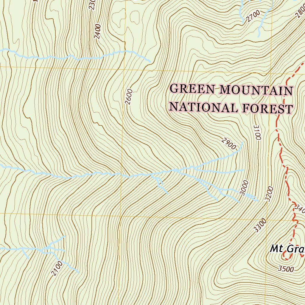 Lincoln, VT (2021, 24000-Scale) Map by United States Geological Survey ...
