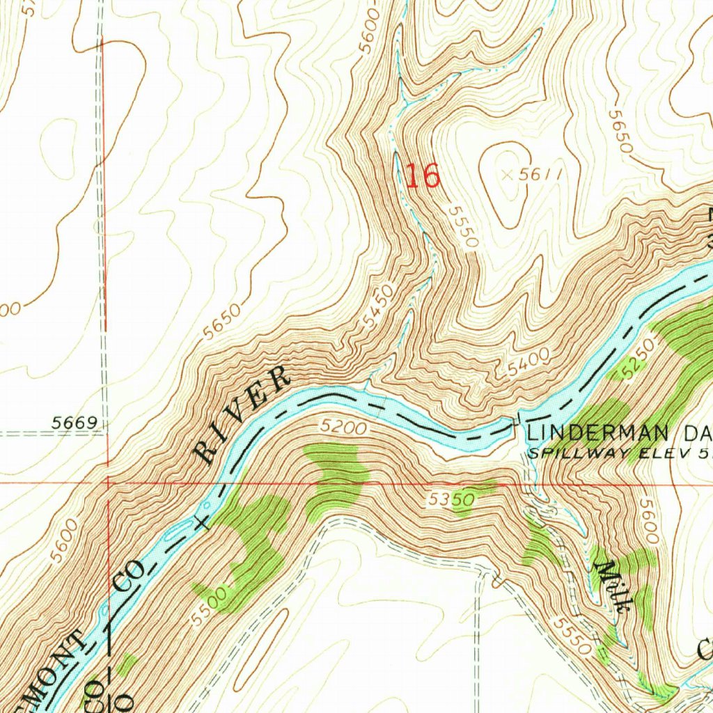 Linderman Dam, ID (1965, 24000-Scale) Map by United States Geological ...