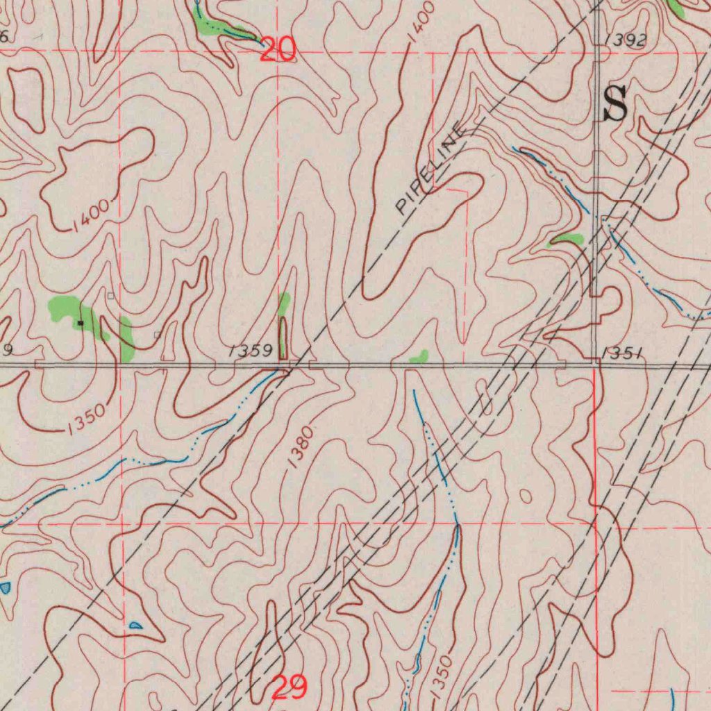 Linn SW, KS (1968, 24000-Scale) Map by United States Geological Survey ...