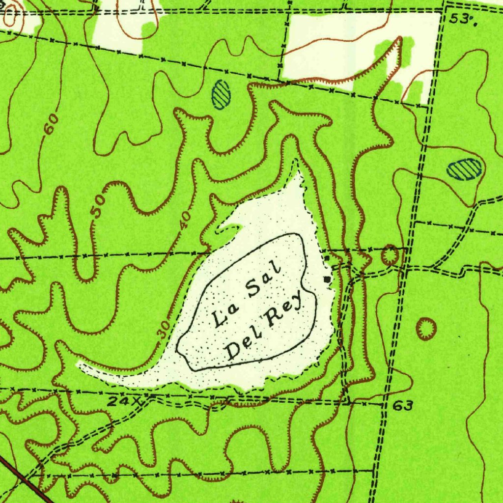 Linn, TX (1939, 62500-Scale) Map by United States Geological Survey ...