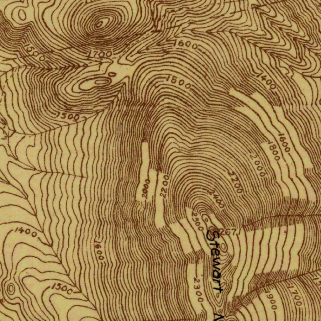 Little Bigelow Mountain, ME (1931, 48000-Scale) Map by United States ...