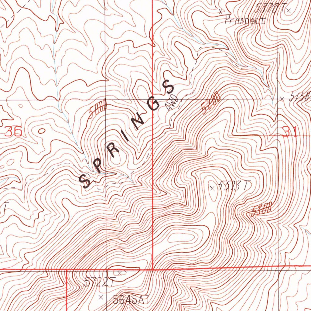 Little Poverty, NV (1988, 24000-Scale) Map by United States Geological ...