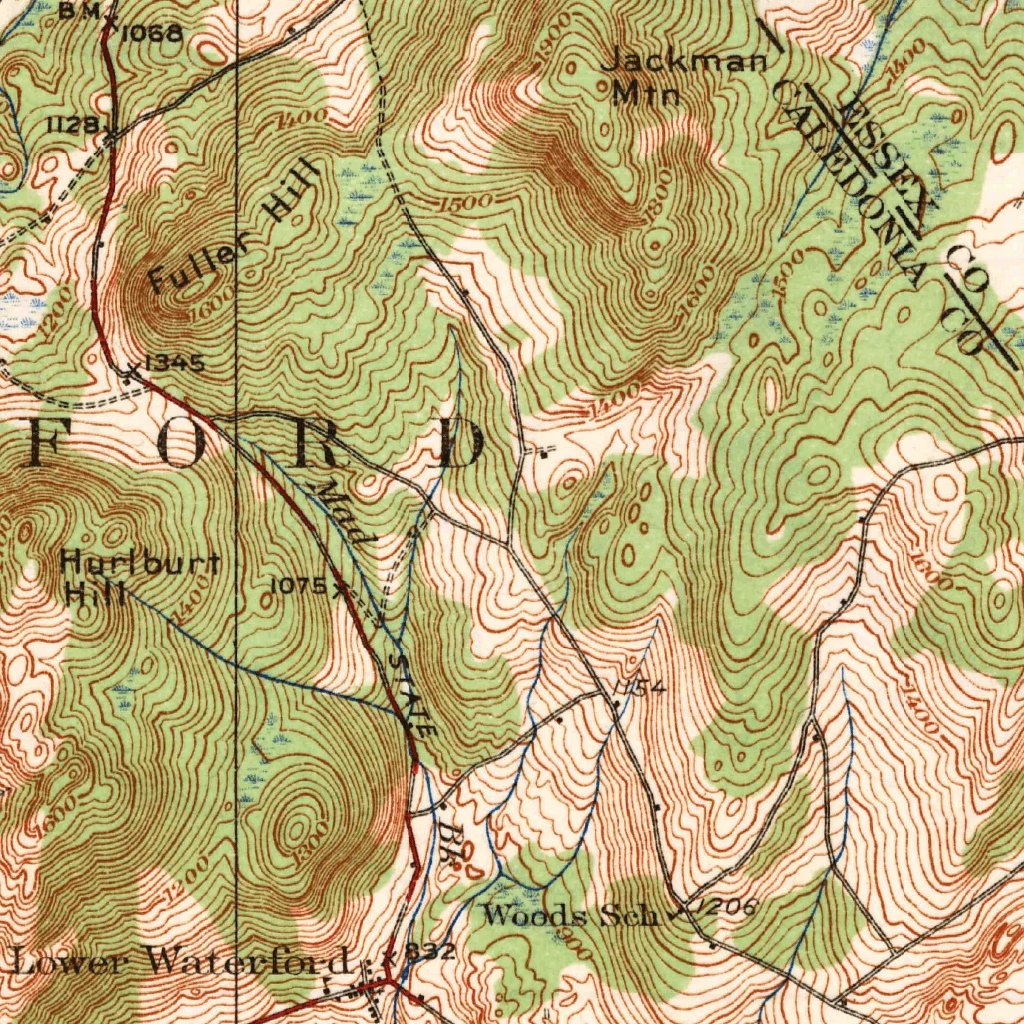 Littleton, NH-VT (1935, 62500-Scale) Map by United States Geological ...
