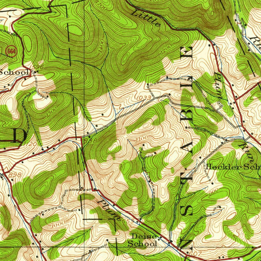 Lock Haven, PA (1921, 62500-Scale) Map by United States Geological ...