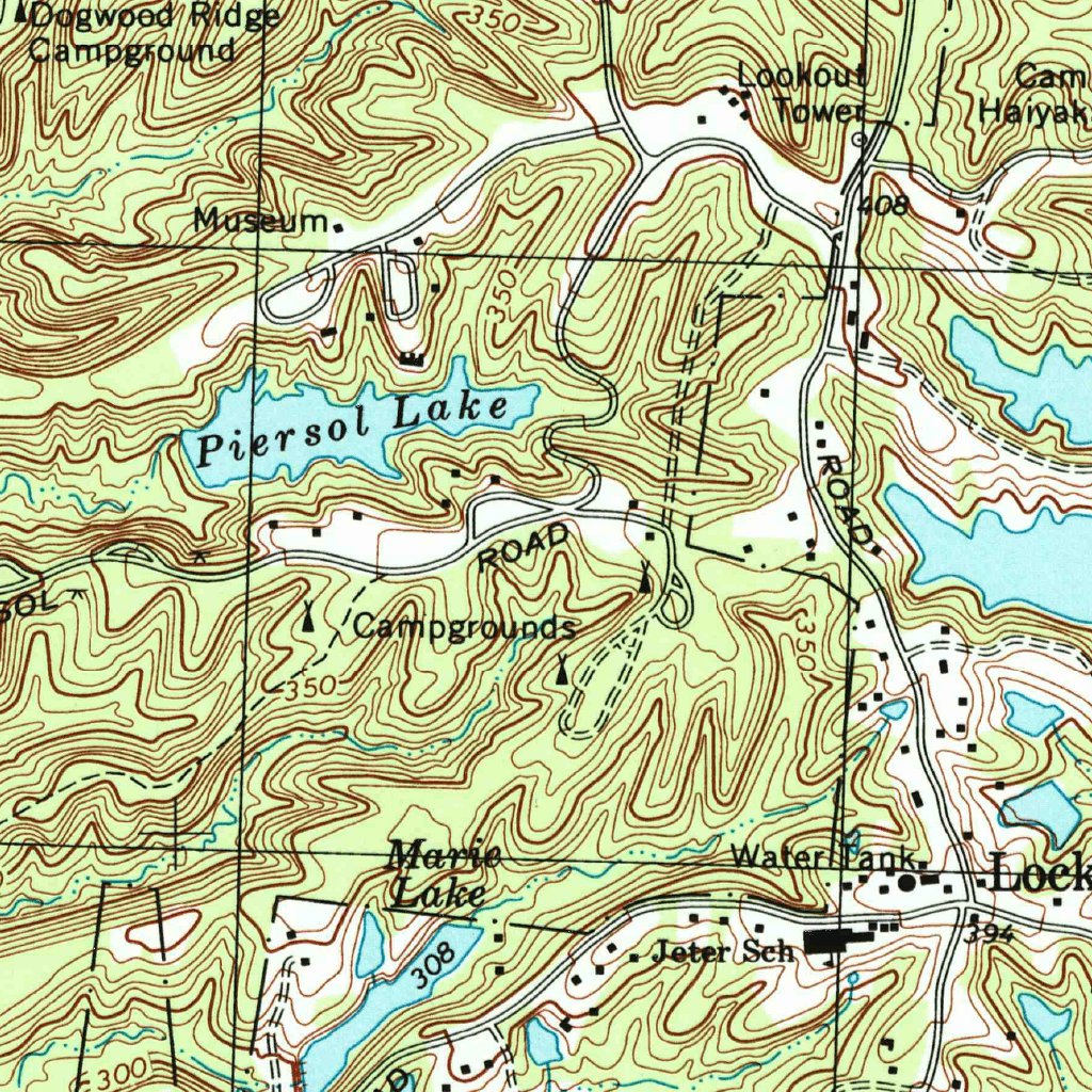 Locke, TN-AR (1997, 24000-Scale) Map by United States Geological Survey ...