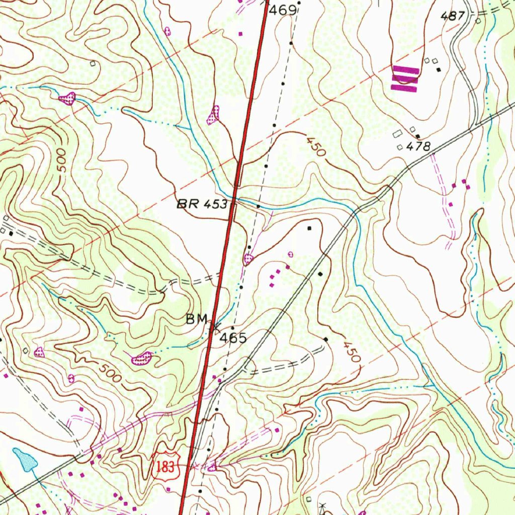 Lockhart South, TX (1964, 24000-Scale) Map by United States Geological ...