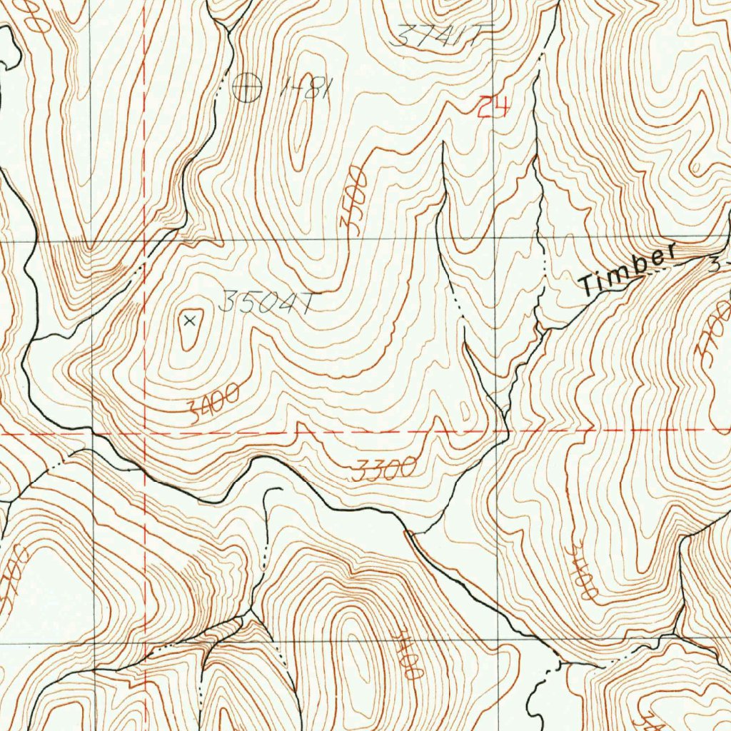 Log Creek, OR (1990, 24000-Scale) Map by United States Geological ...