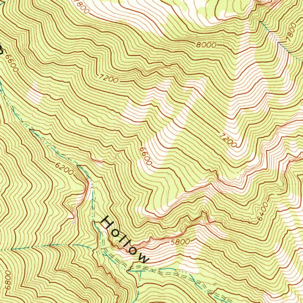 Logan Peak, UT (1969, 24000-Scale) Map by United States Geological ...