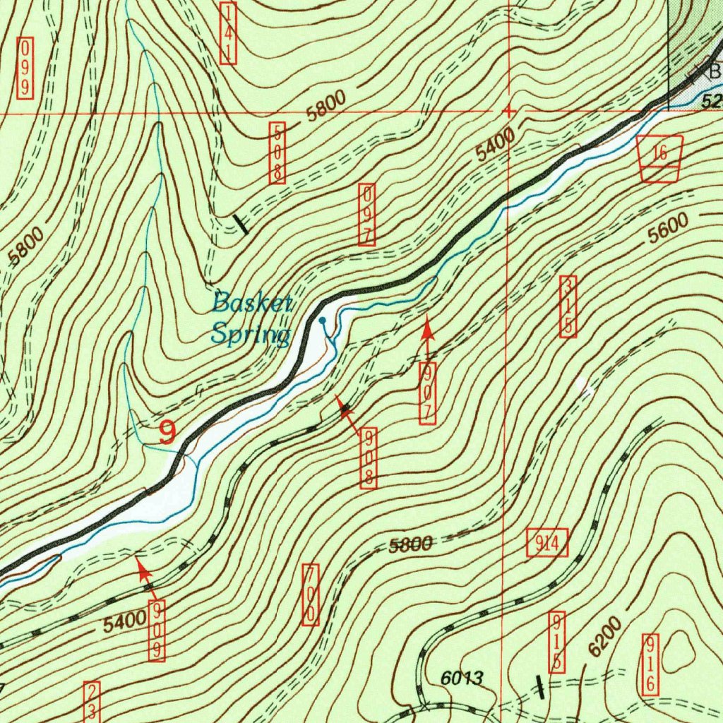 Logan Valley East, OR (1999, 24000-Scale) Map by United States ...