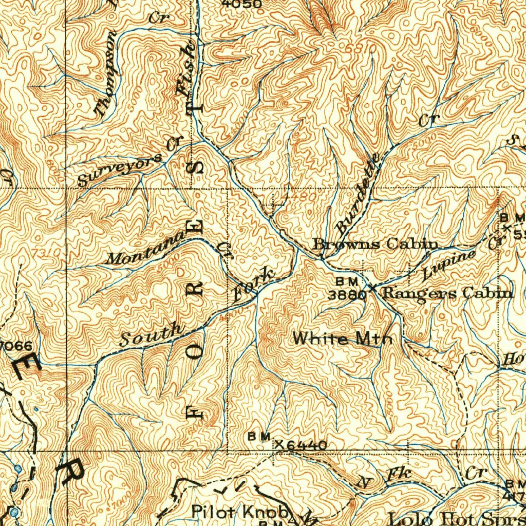 Lolo, ID (1911, 250000-Scale) Map by United States Geological Survey ...