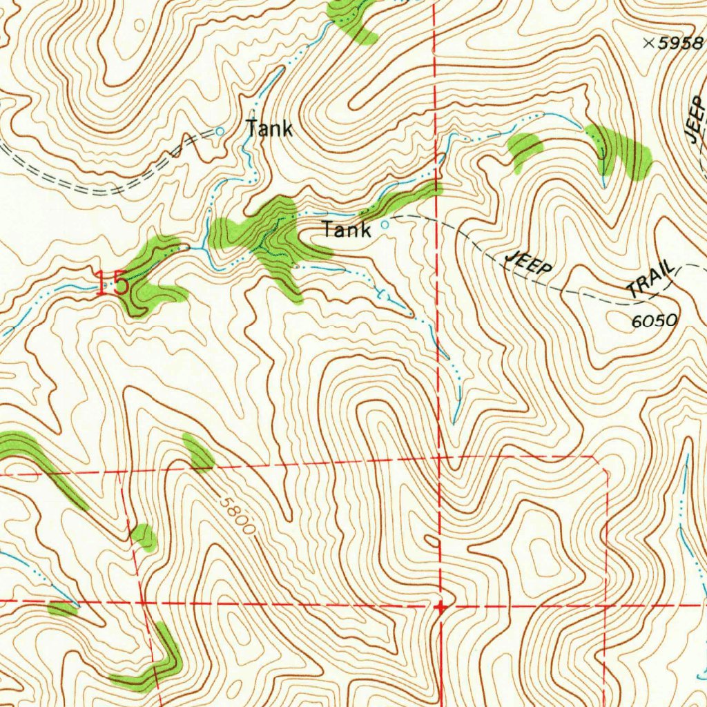 Lone Tree Hill, WY (1974, 24000-Scale) Map by United States Geological ...