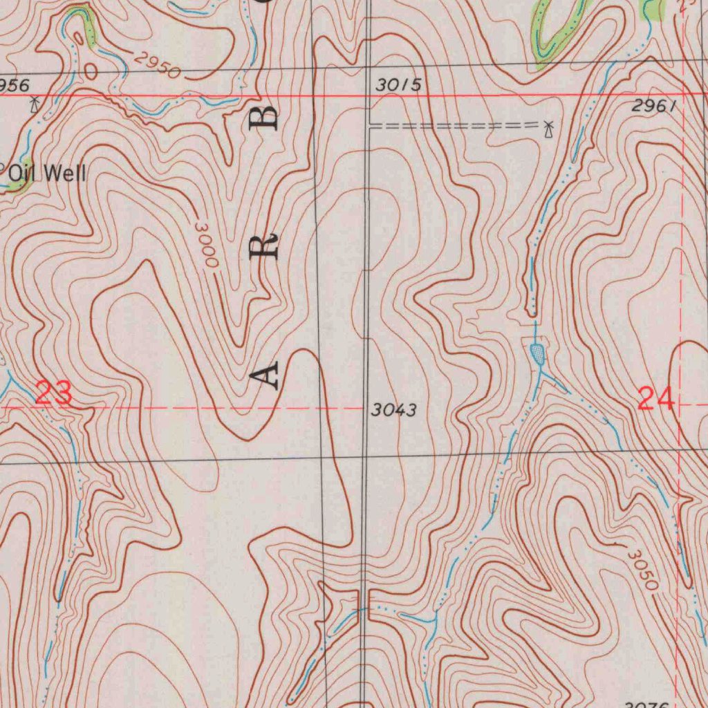 Long Draw North, KS (1978, 24000-Scale) Map by United States Geological ...