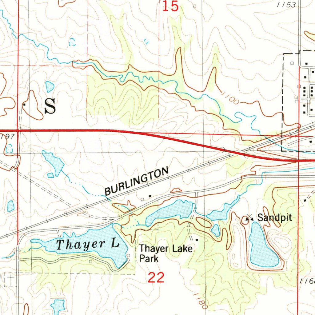 Lorimor South, IA (1983, 24000-Scale) Map by United States Geological ...
