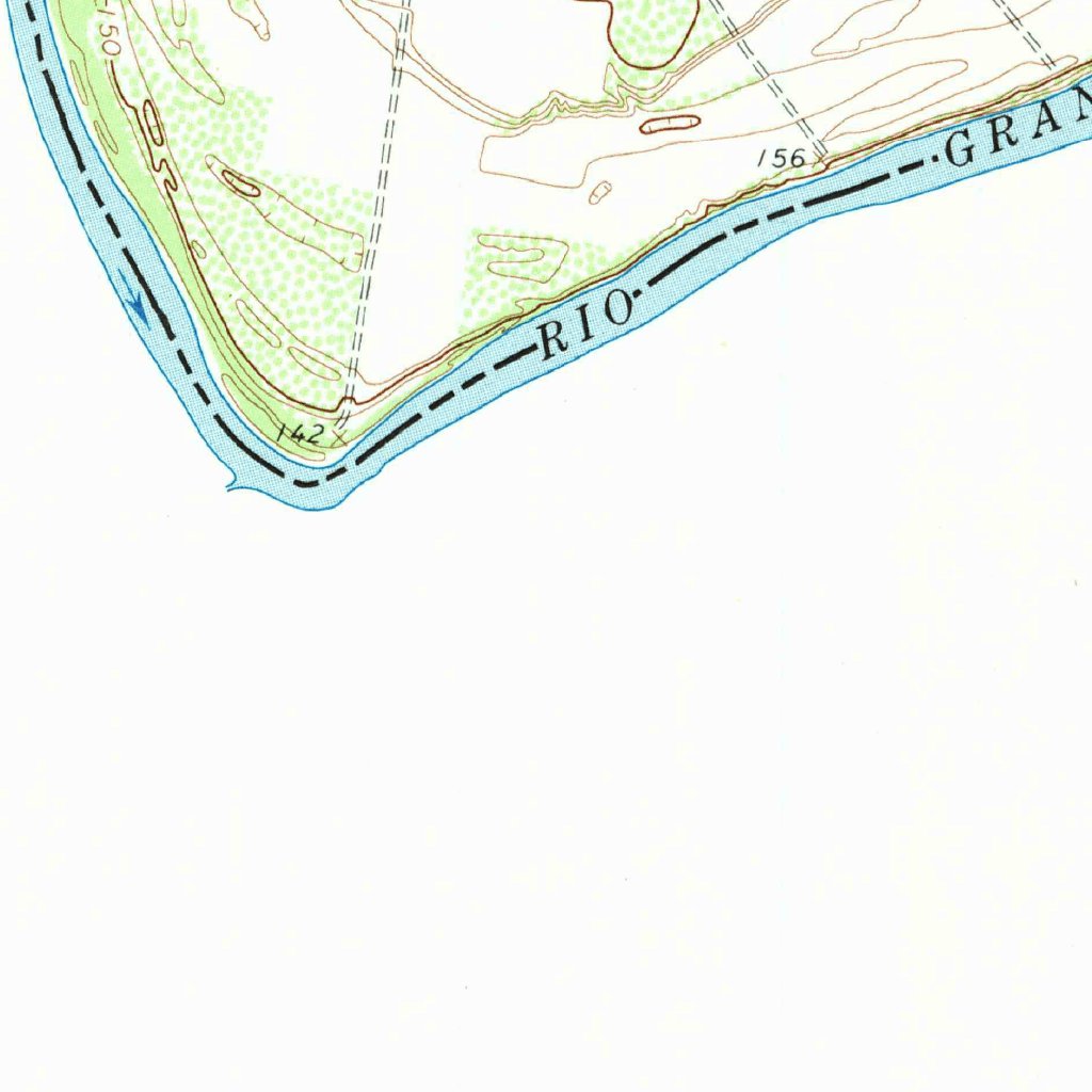 Los Garzas, TX (1965, 24000-Scale) Map by United States Geological ...