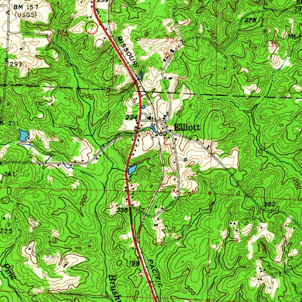 Louann, AR (1964, 62500-Scale) Map by United States Geological Survey ...