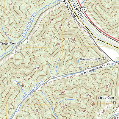 Louisa, KY (2022, 24000-Scale) Map by United States Geological Survey ...