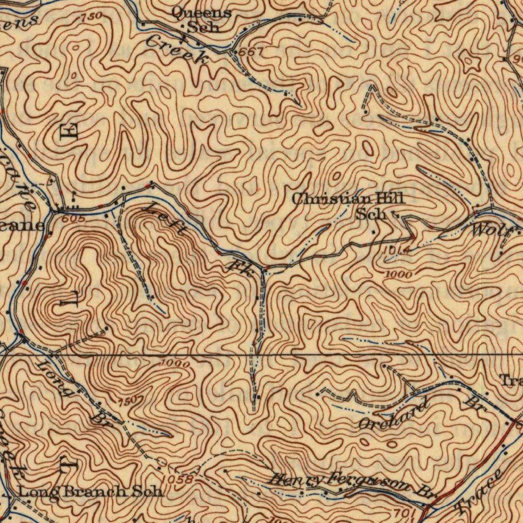 Louisa, KY-WV (1939, 62500-Scale) Map by United States Geological ...