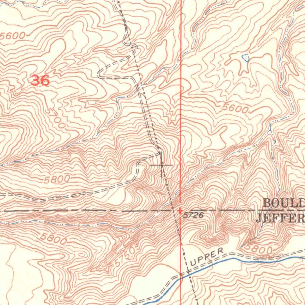 Louisville, CO (1950, 24000-Scale) Map by United States Geological ...