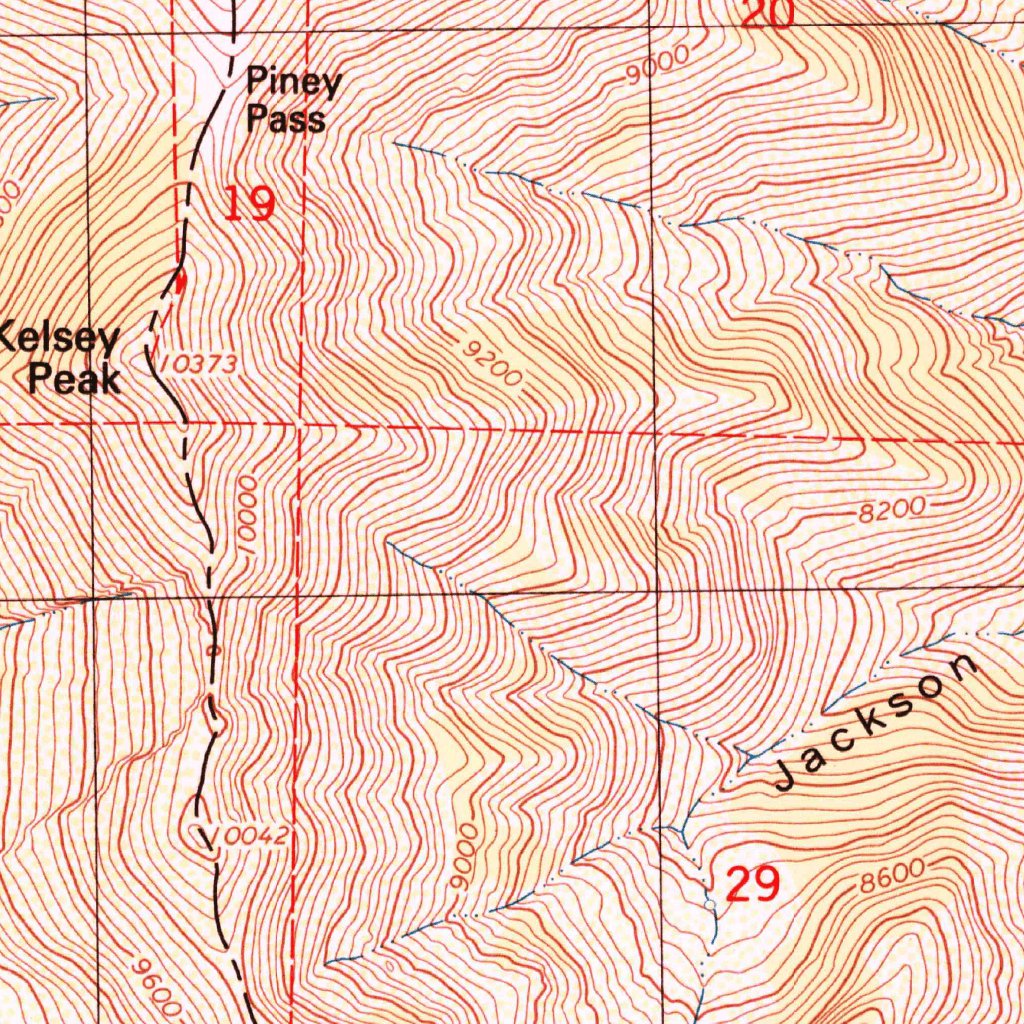 Lowe Peak, UT (1997, 24000-Scale) Map by United States Geological ...