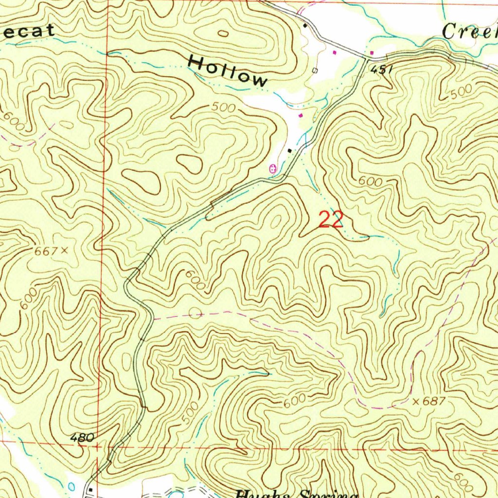 Lowndes, MO (1965, 24000-Scale) Map by United States Geological Survey ...