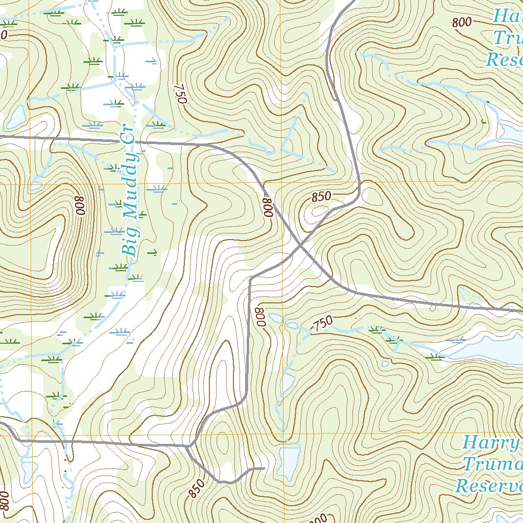 Lowry City, MO (2021, 24000-Scale) Map by United States Geological ...