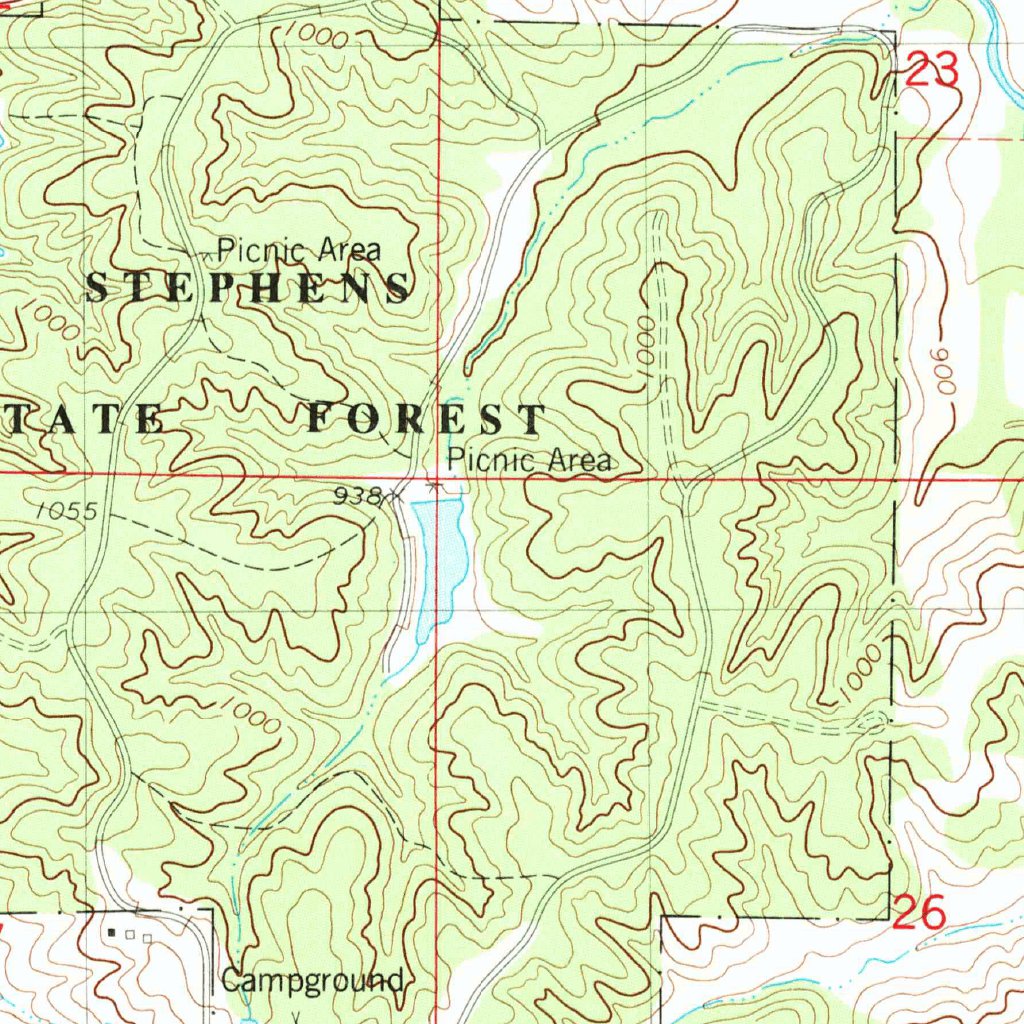 Lucas, IA (1982, 24000-Scale) Map by United States Geological Survey ...