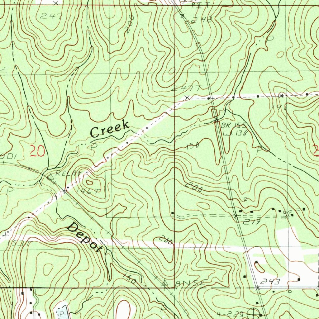 Lucedale, MS (1982, 24000-Scale) Map by United States Geological Survey ...