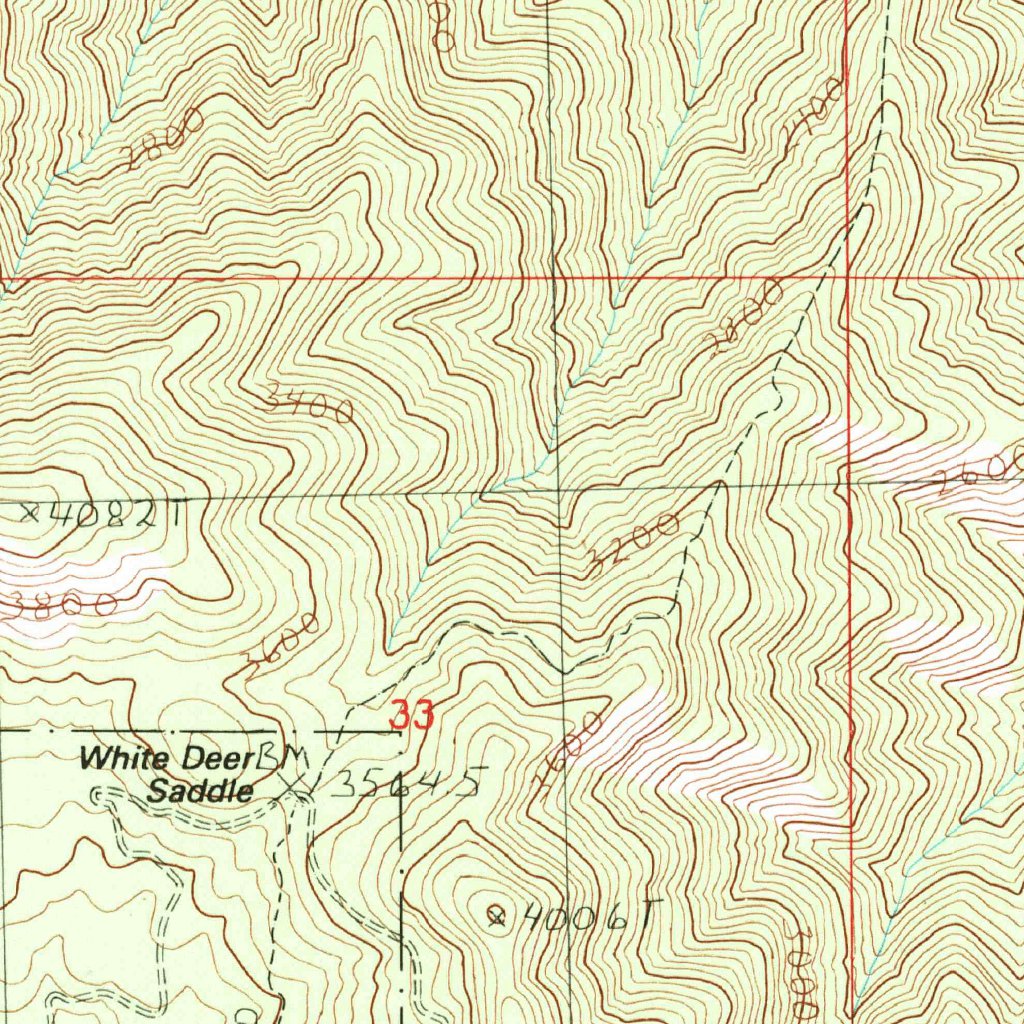Luckett Mountain, CA (1987, 24000-Scale) Map by United States ...