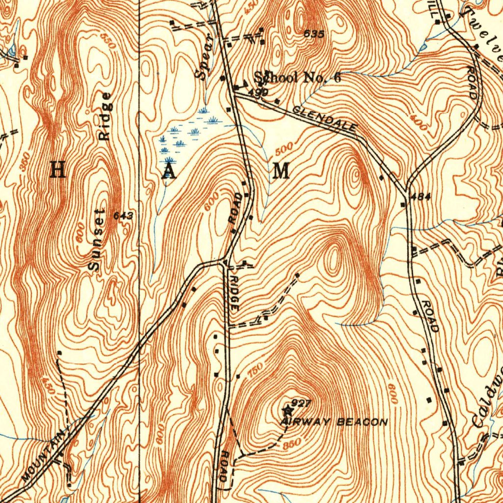 Ludlow, MA (1944, 31680-Scale) Map by United States Geological Survey ...