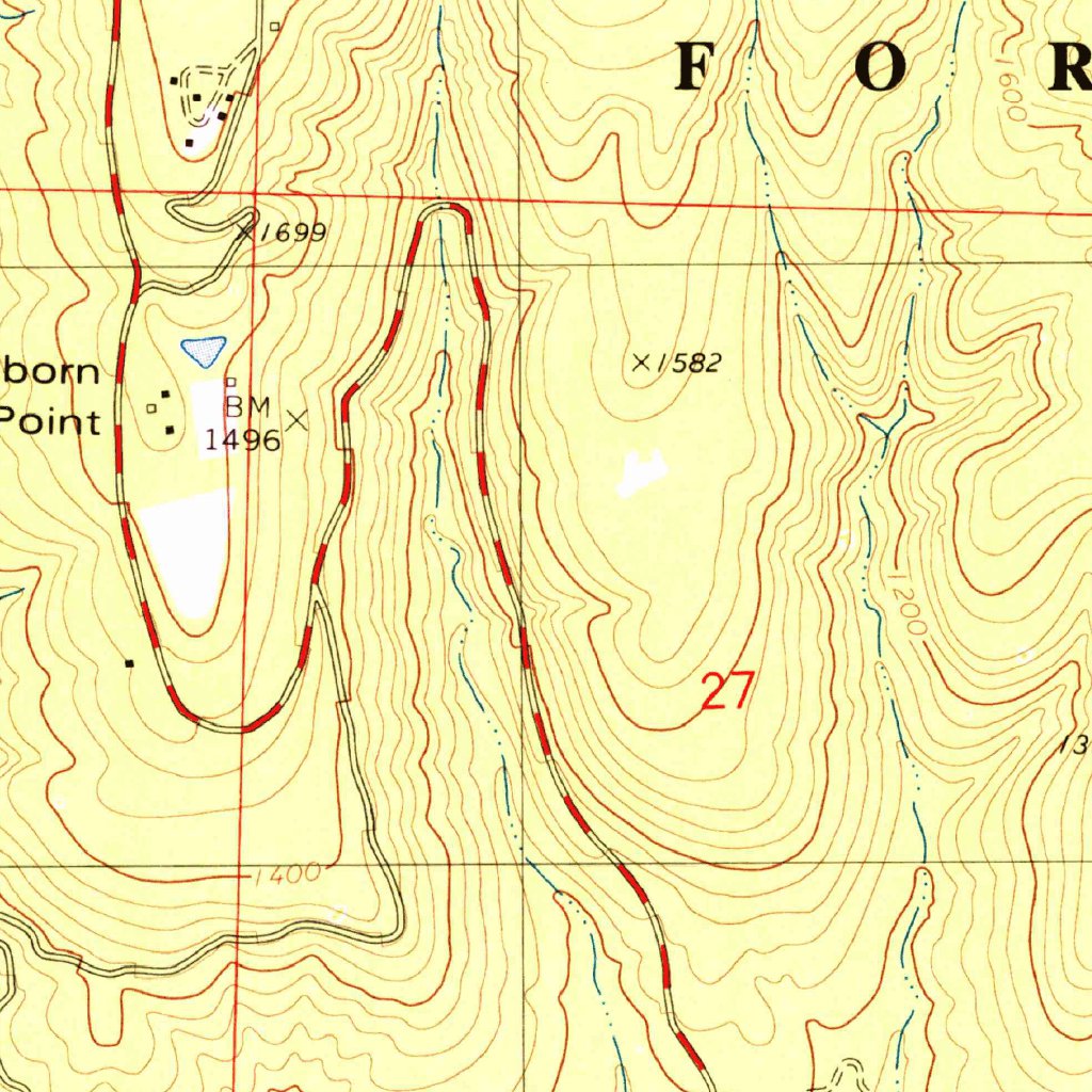Ludwig, AR (1980, 24000-Scale) Map by United States Geological Survey ...